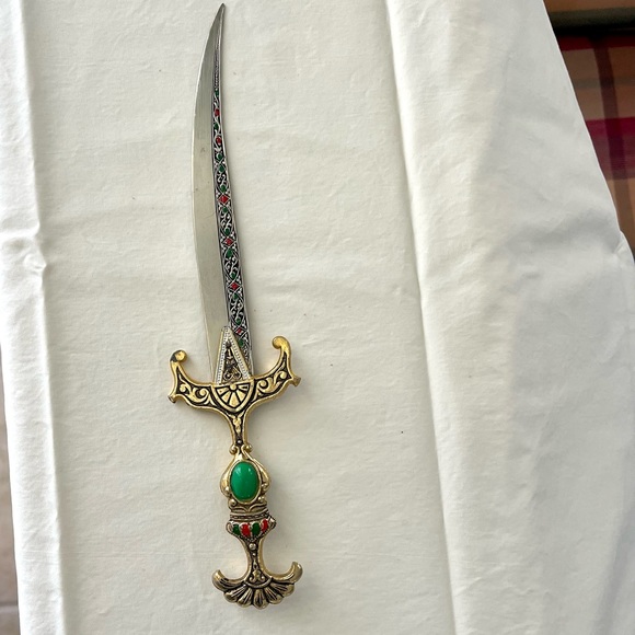 Office | Vintage Letter Opener Ornate Dagger Sword Style | Poshmark